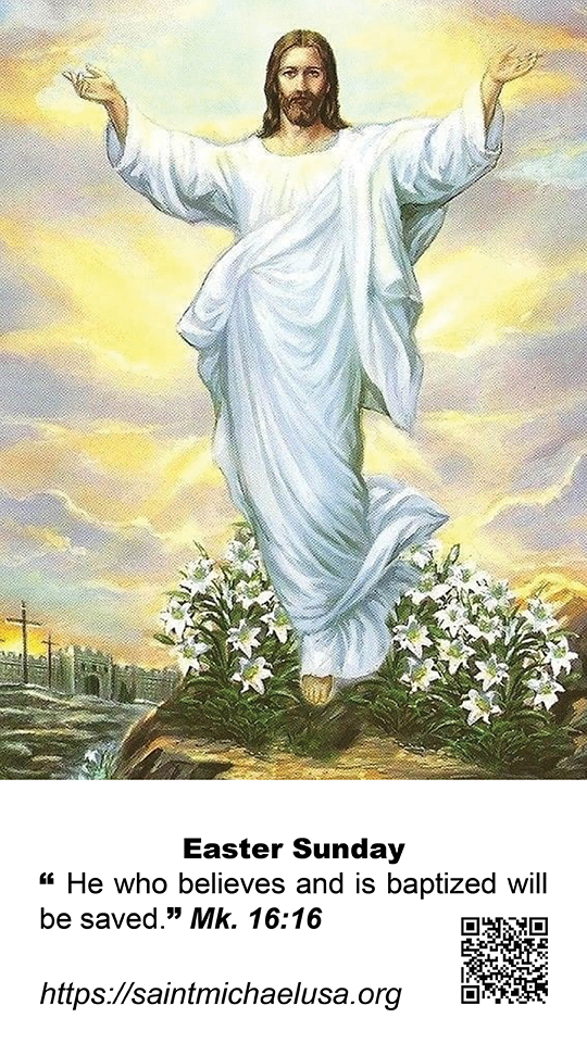 EASTER SUNDAY -28th March 2027 - Saint Michael Center