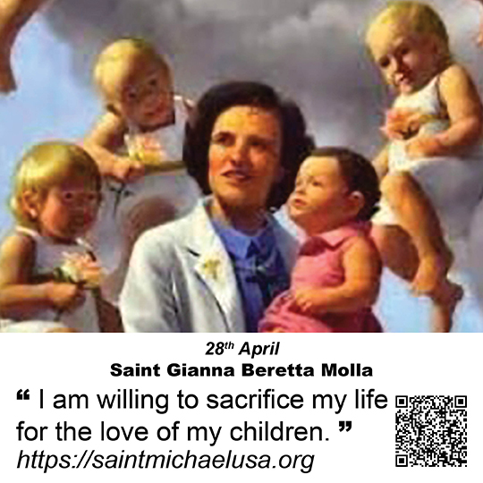 Saint Gianna Beretta Molla – 28th April - Saint Michael Center