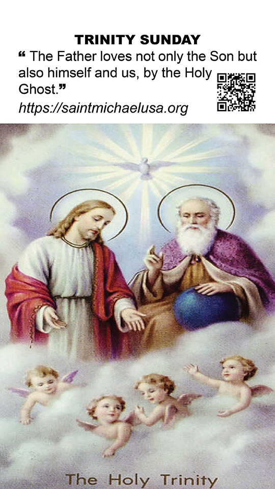 Most Holy Trinity Sunday -May 31st 2026 - Saint Michael Center