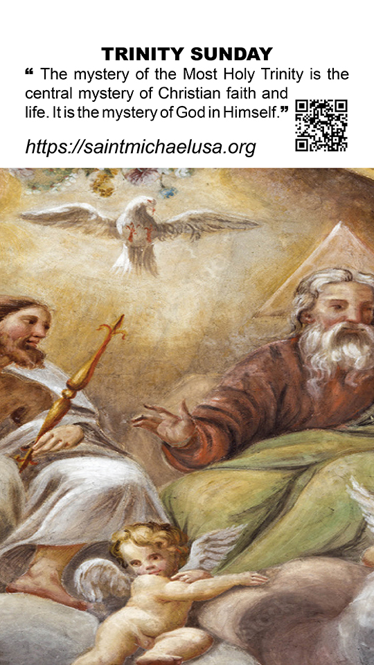 Most Holy Trinity Sunday -May 31st 2026 - Saint Michael Center