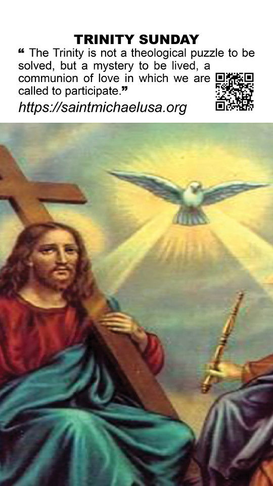 Most Holy Trinity Sunday -May 31st 2026 - Saint Michael Center