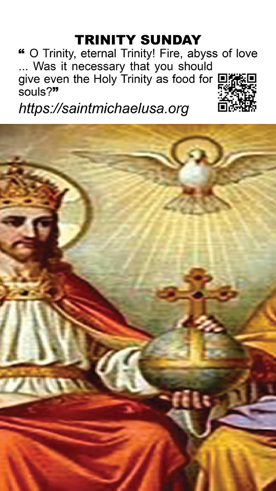 Most Holy Trinity Sunday -May 31st 2026 - Saint Michael Center