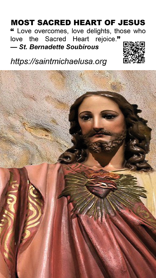 SACRED HEART OF JESUS 12th June 2026 - Saint Michael Center