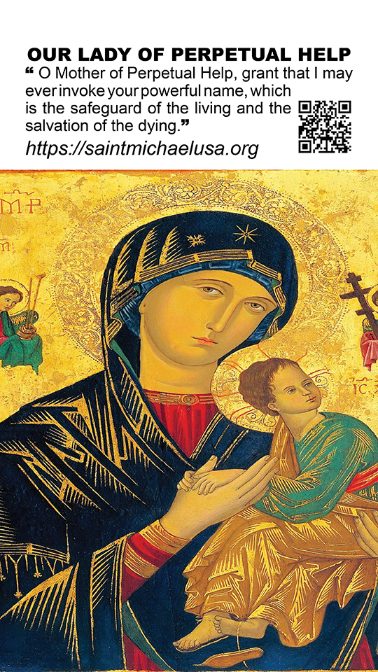 Our Lady of Perpetual Help– 27th June - Saint Michael Center