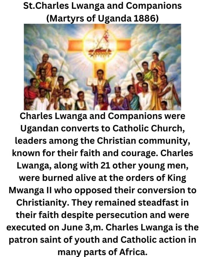 Saint Charles Lwanga and Companions – 3rd June - Saint Michael Center