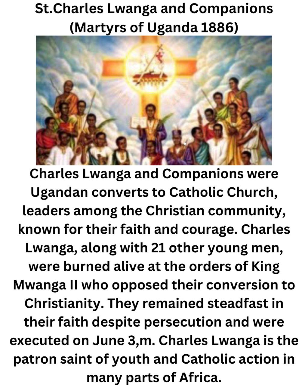 Saint Charles Lwanga and Companions – 3rd June - Saint Michael Center
