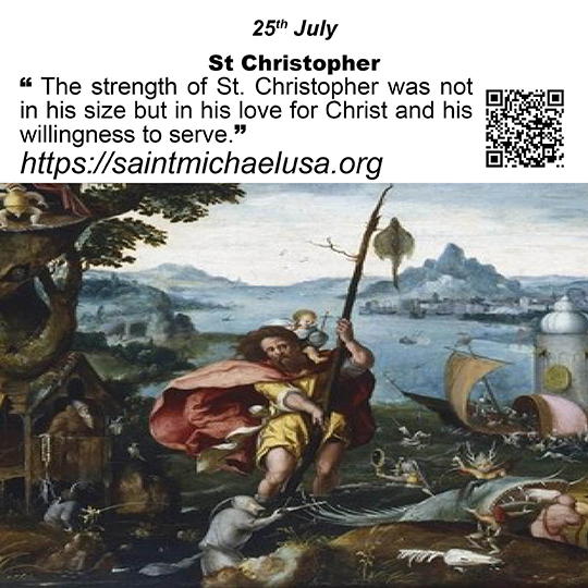 SAINT CHRISTOPHER – 25th July - Saint Michael Center