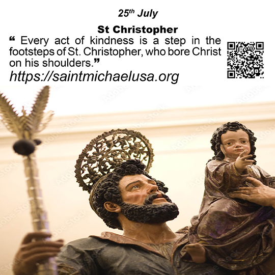 SAINT CHRISTOPHER – 25th July - Saint Michael Center